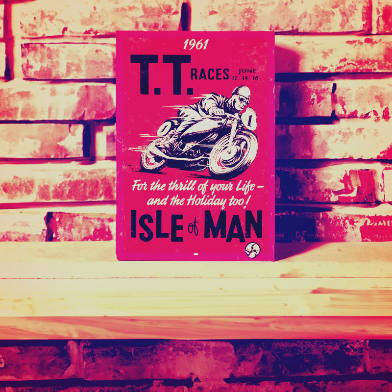 Cafe Racer Metal Signs - Motorcycle Enthusiasts and Collectors ...