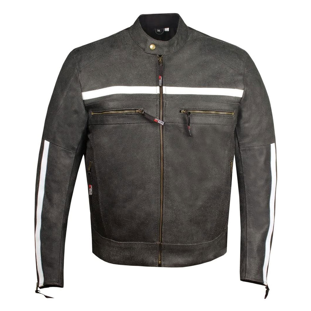 The Vintage Motorcycle Jacket | All Weather Cafe Racer Jacket – ThrottleBeast