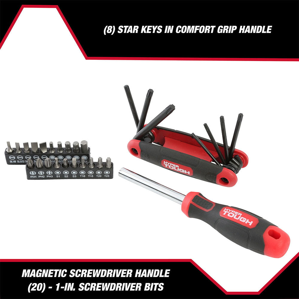 HYPER TOUGH | 51-Piece Motorcycle Tool Kit – ThrottleBeast